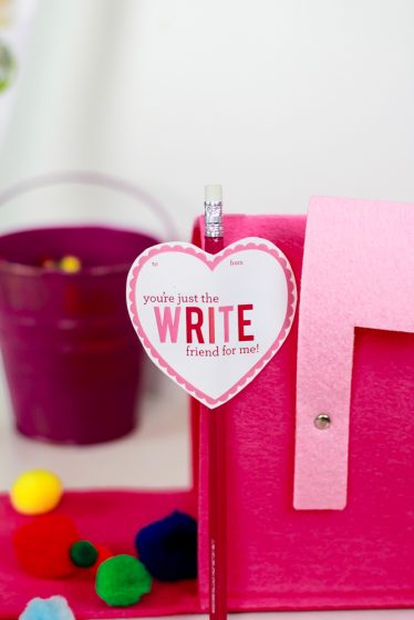 Easy DIY Valentine's For Kids: Print And Stick Options