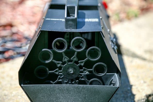 The Bubble Machine That Produces Bubbles Filled With Fog