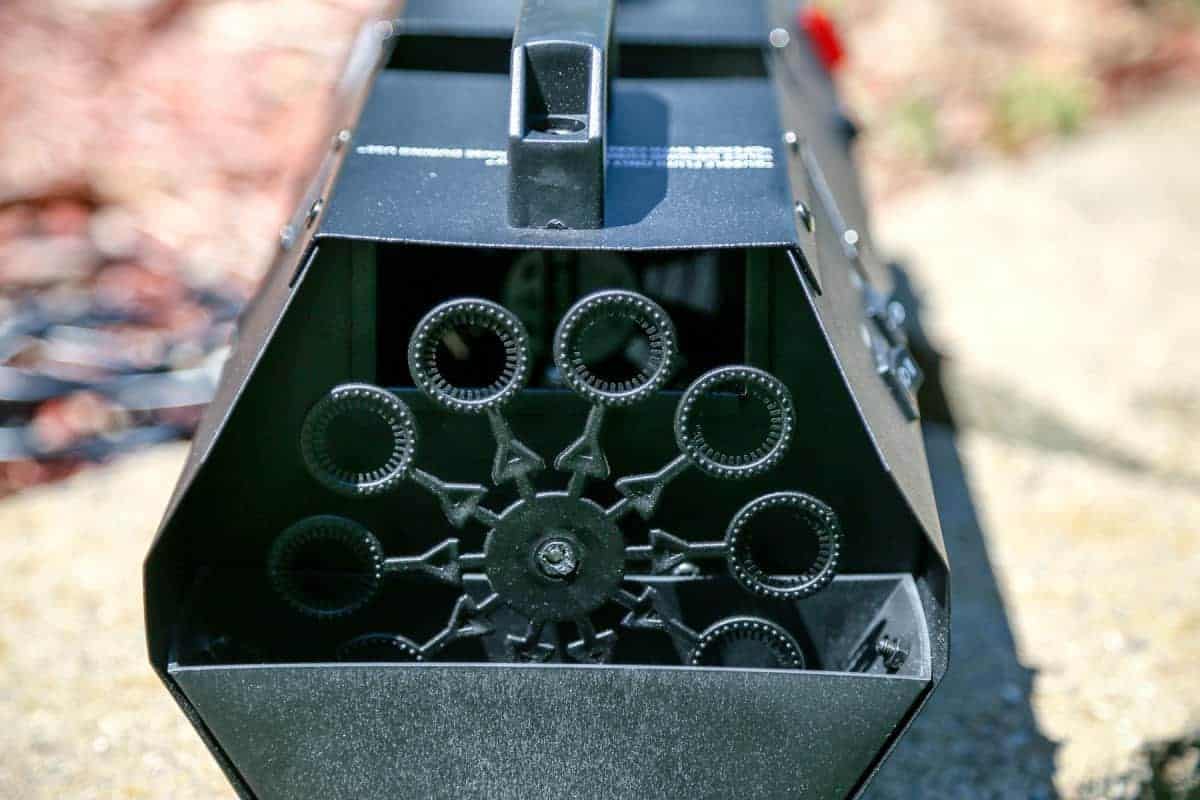 The Bubble Machine That Produces Bubbles Filled With Fog