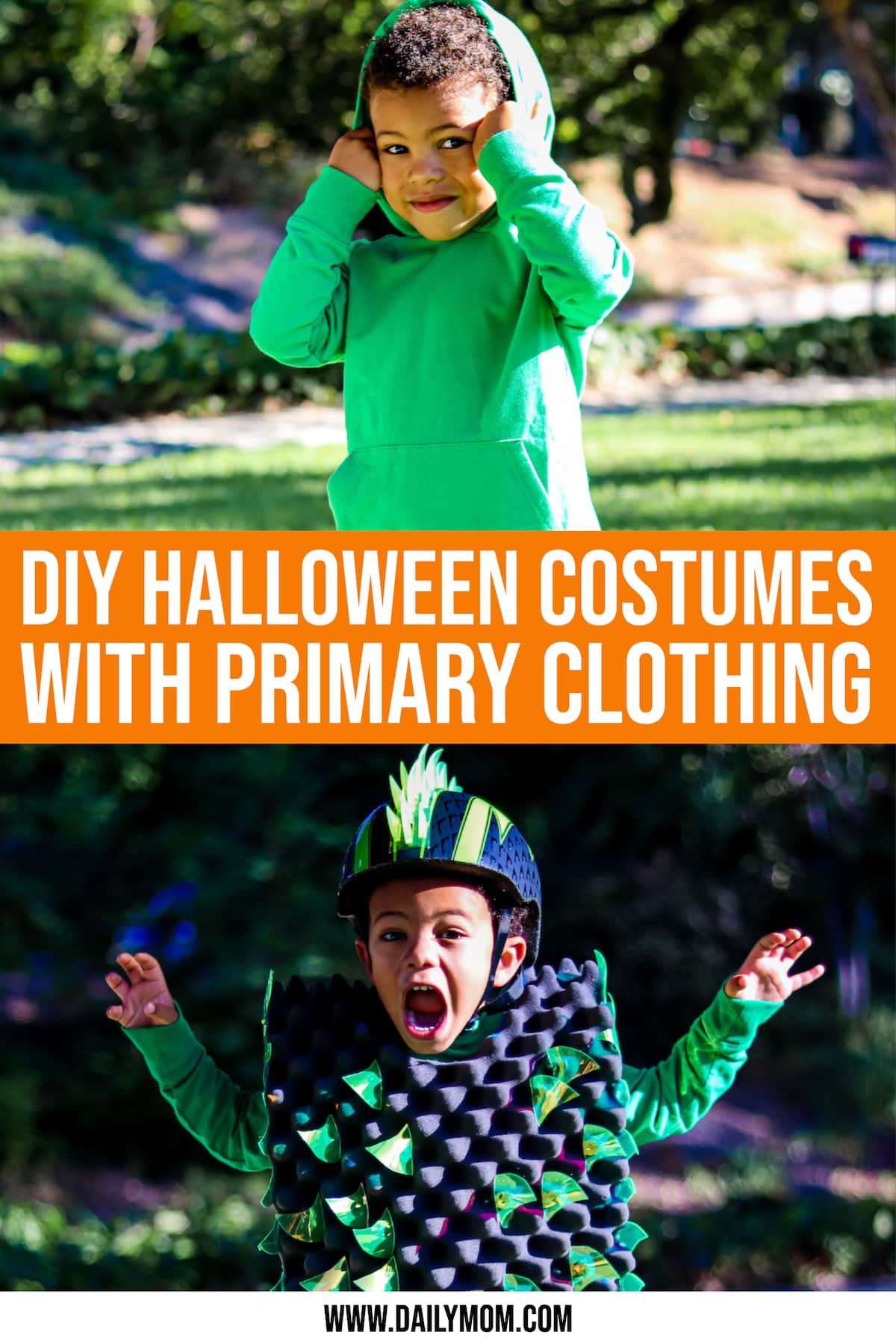 How To Make Halloween Kid Costumes DIY With Primary Clothing