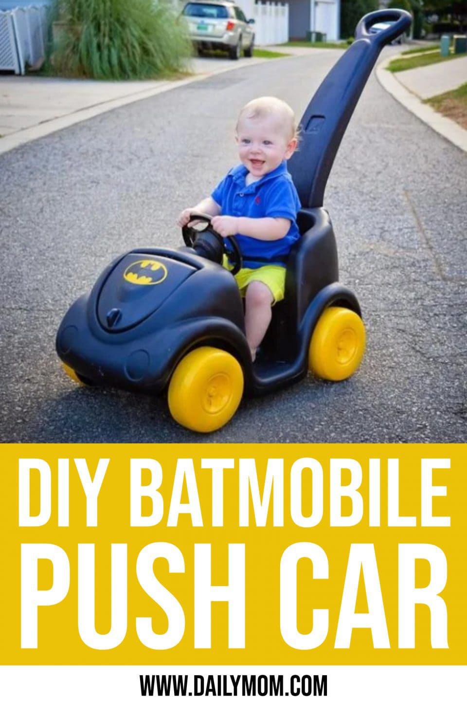 Amazing DIY Of Baby Push Car From Pink To The Batmobile