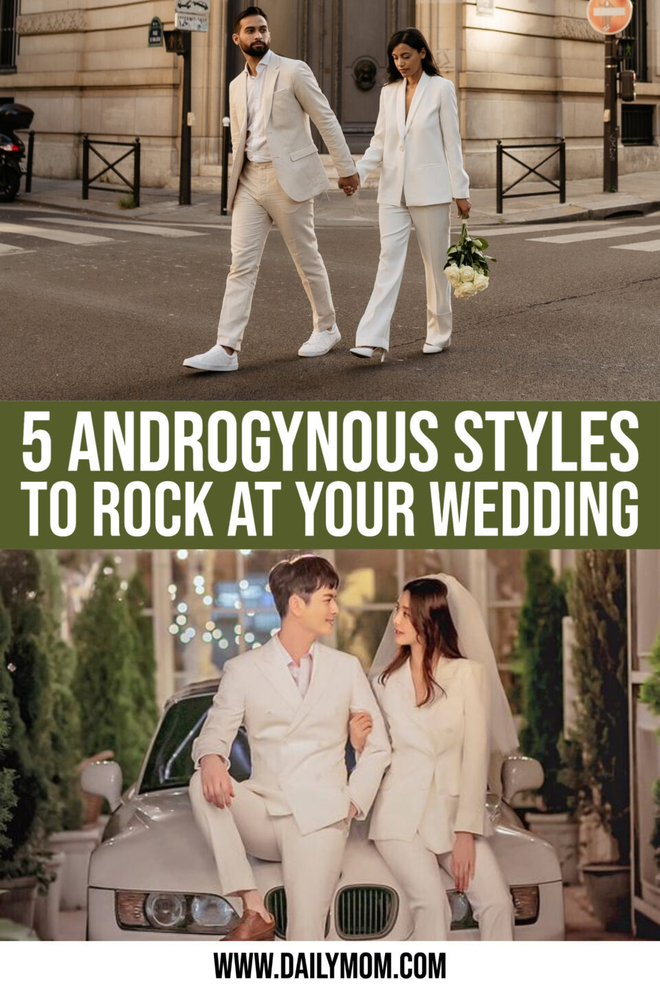 5 Stunning Androgynous Clothing Styles You'll Want To Rock At Your Wedding