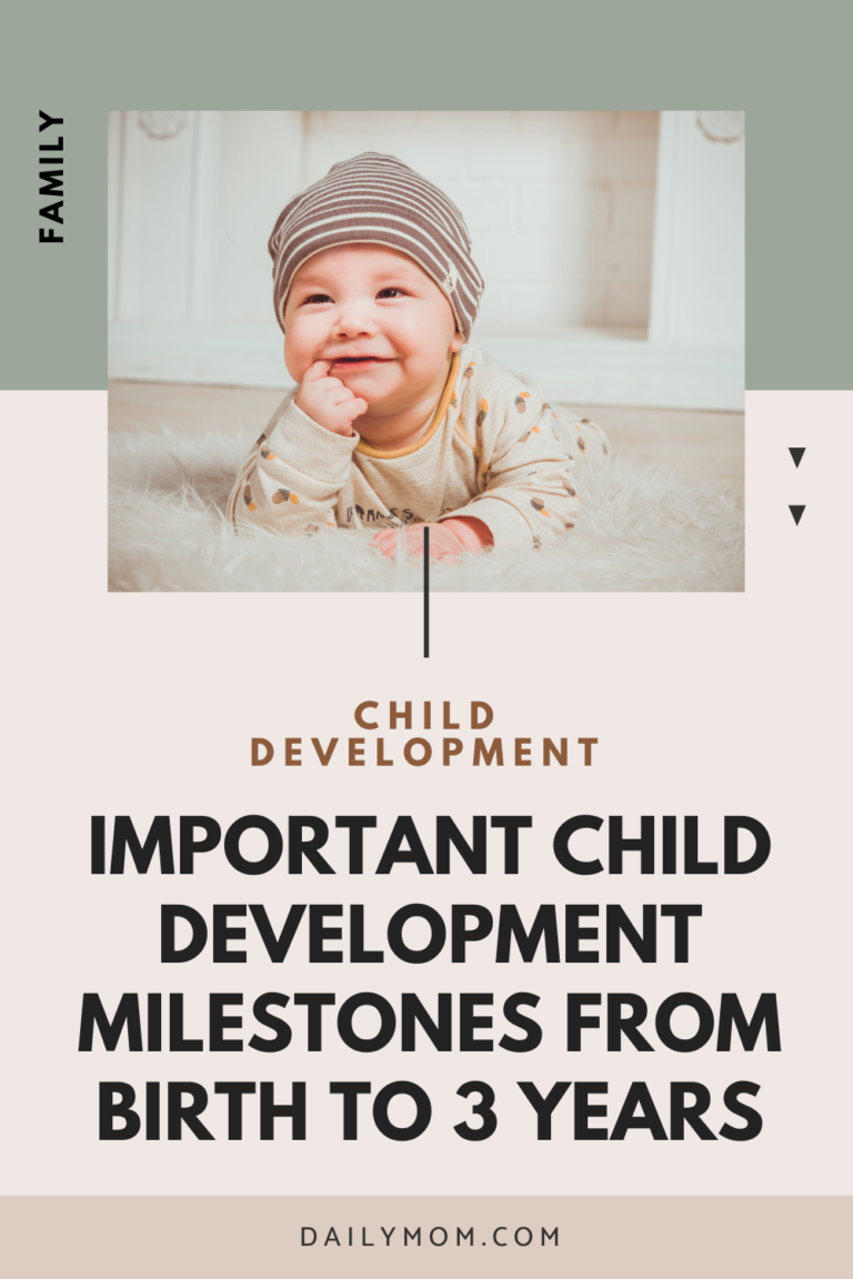 Important Child Development Milestones From Birth To 3 Years » Read Now!