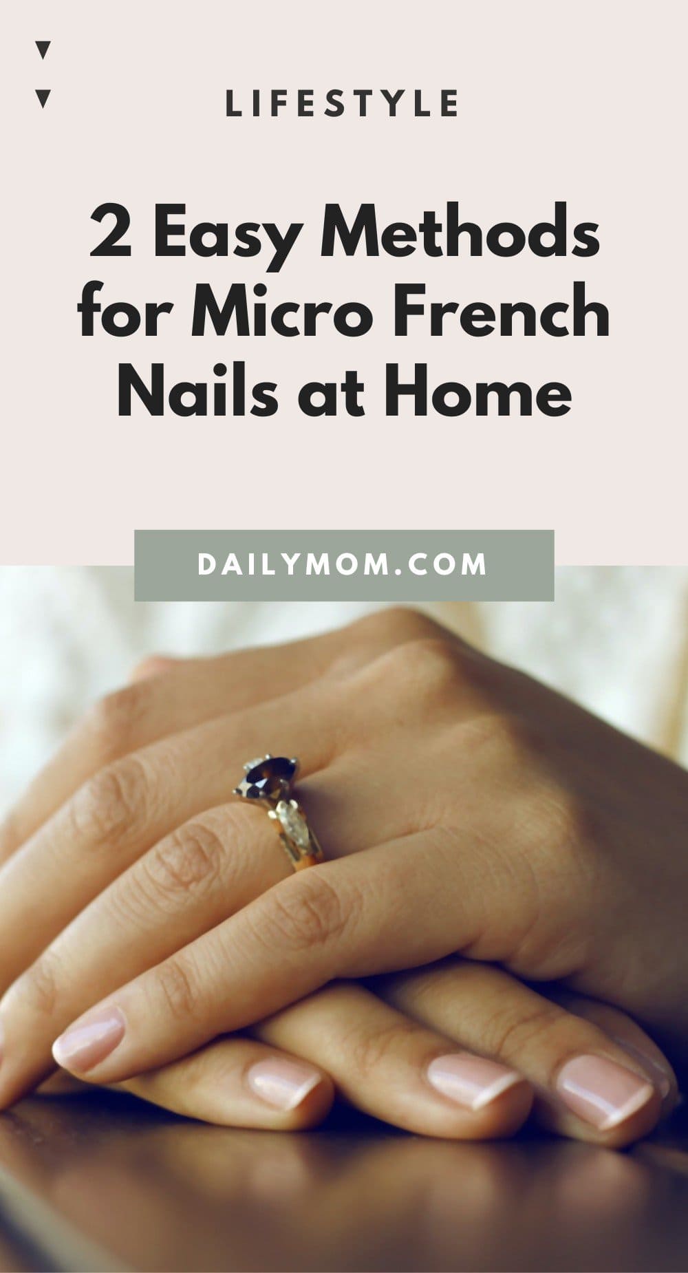 2 Easy Methods For Micro French Nails At Home » Read Now!