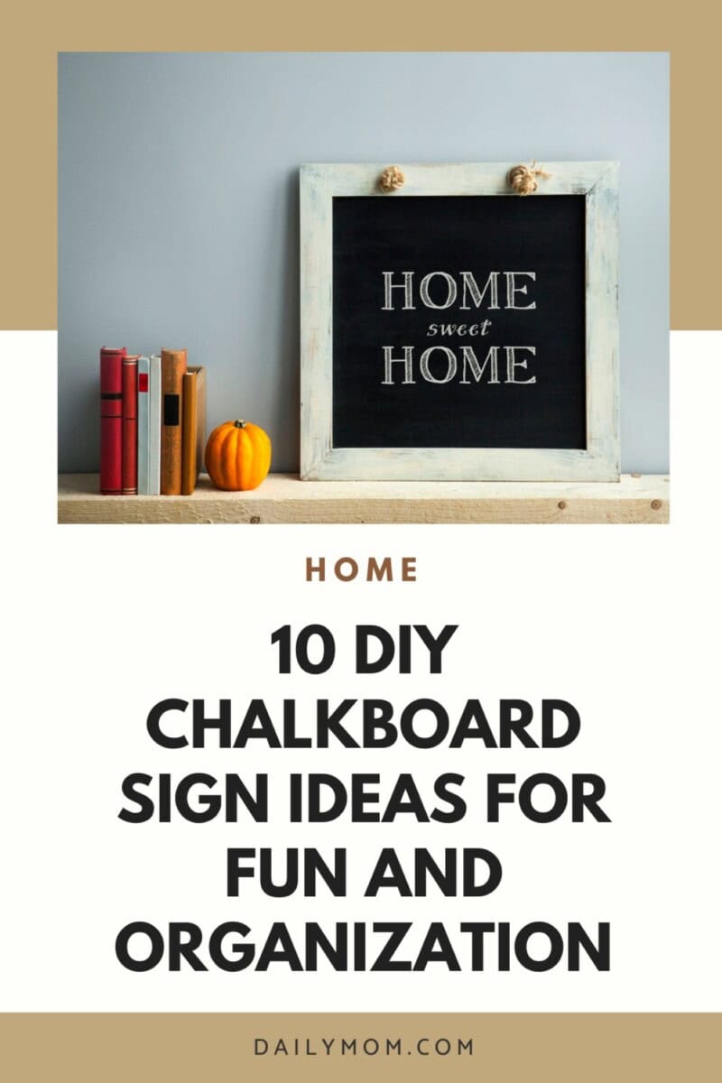 10 DIY Chalkboard Sign Ideas For Lettering And Decor