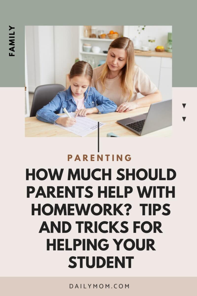Practical Tips For A Parent Helping With Homework