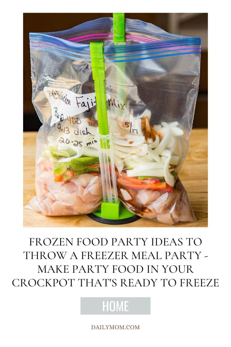 Sip & Simmer: Frozen Food Party Ideas To Throw A Freezer Meal Party ...